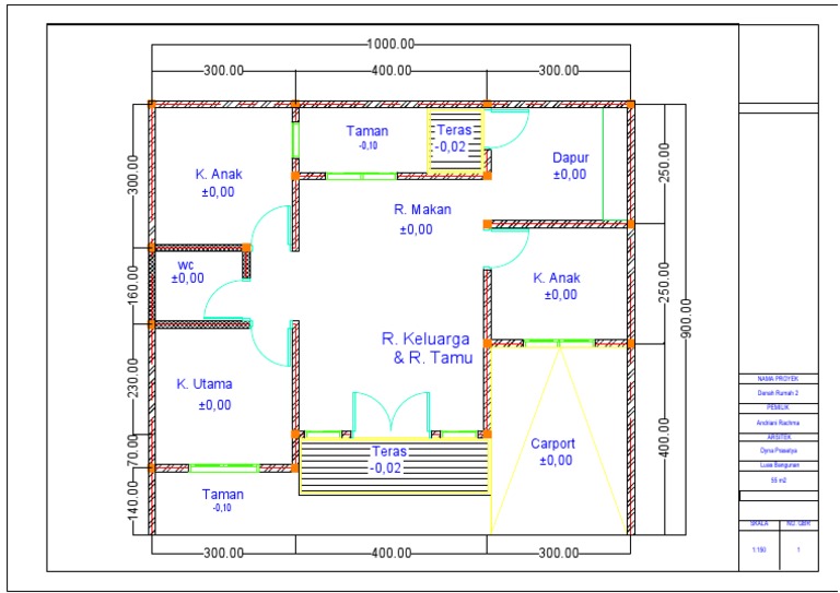 Denah Rumah 10x9 | PDF