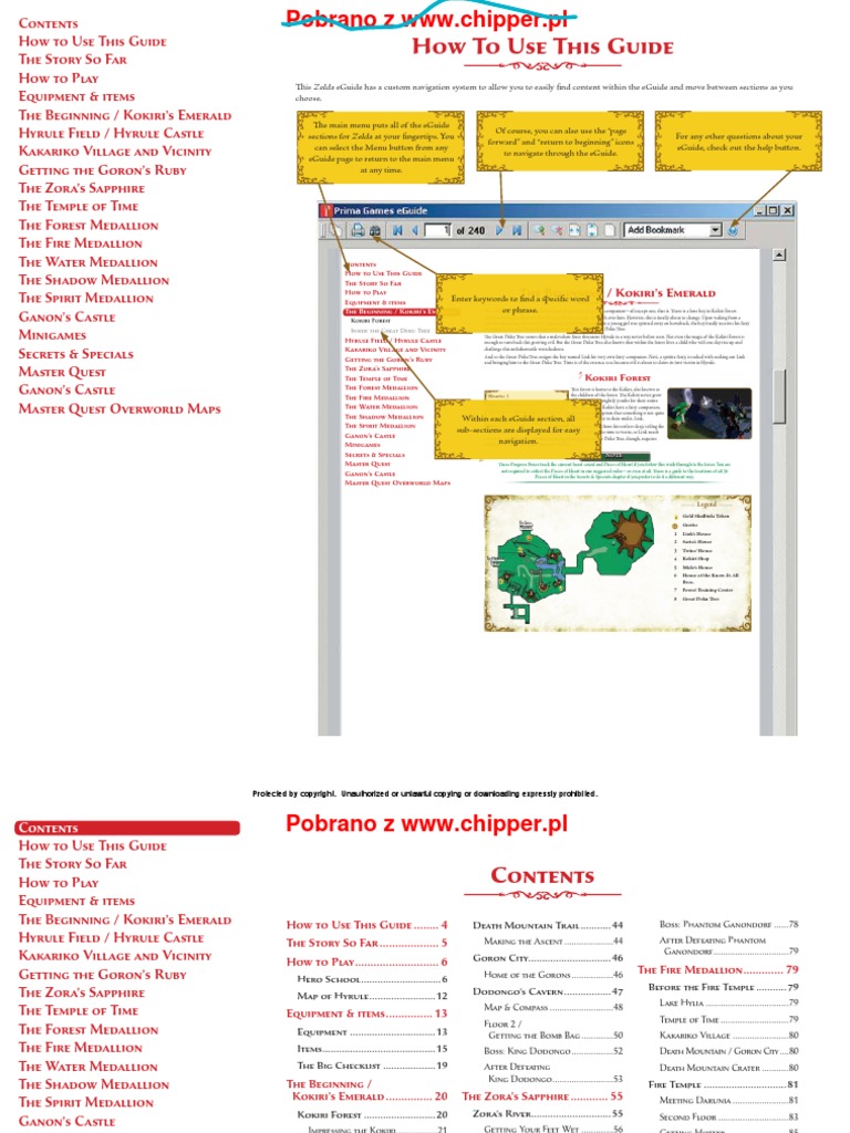 The Legend of Zelda Ocarina of Time 3D Prima Official Game Guide PDF ...