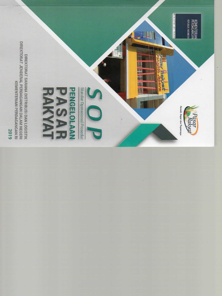 SOP Pasar | PDF