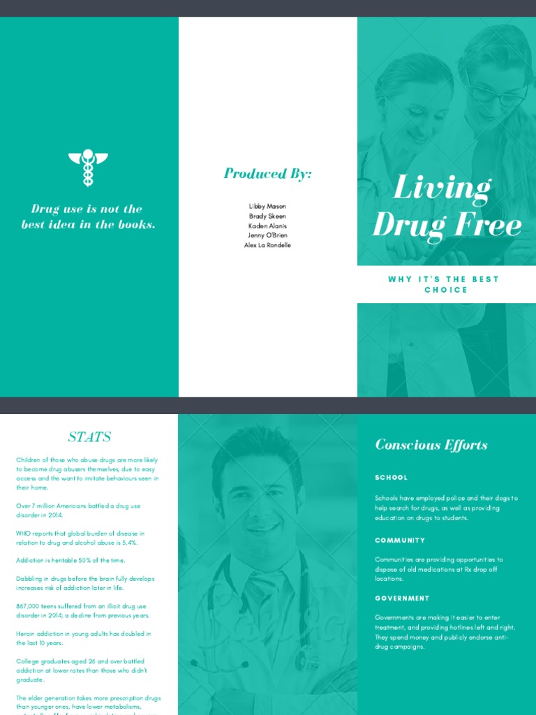 Health Drug Free Brochure | PDF | Substance Abuse | Posttraumatic ...