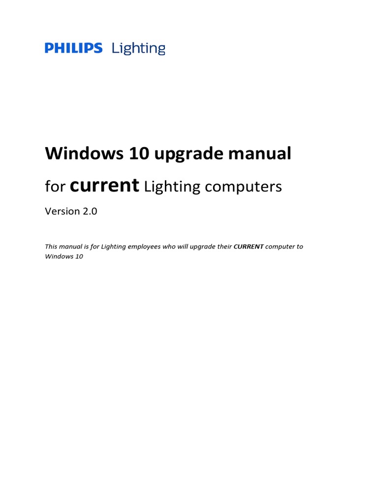 Windows 10 Installation Manual UPGRADE | PDF | Windows 10 | Microsoft Outlook