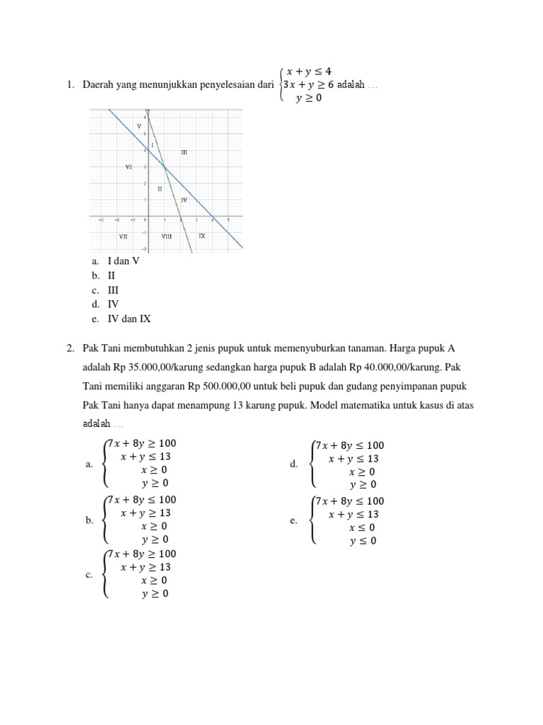 Soal Prolin-1 Edit | PDF