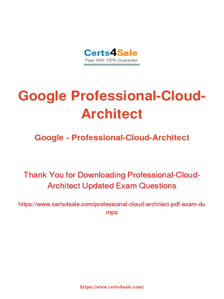 Professional Cloud Architect | PDF | Cloud Computing | Load Balancing ...