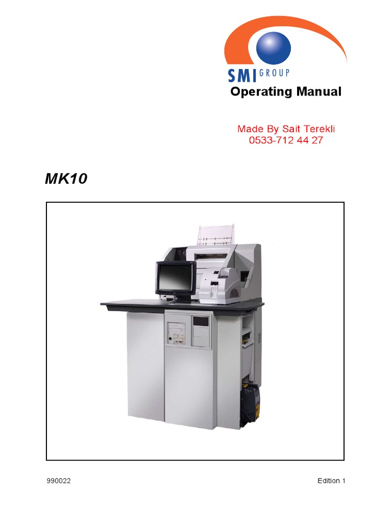 MK10 Operating Manual PDF | PDF | Image Scanner | Computing