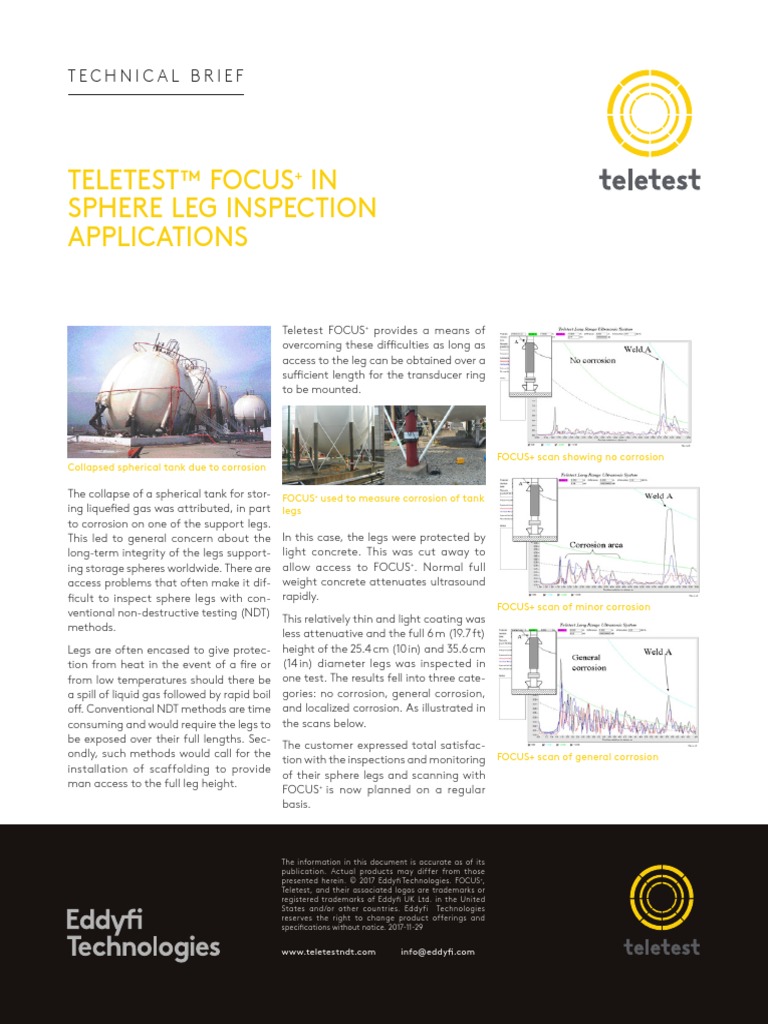 Technical Brief Sphere Leg Inspection PDF | PDF | Corrosion | Applied ...