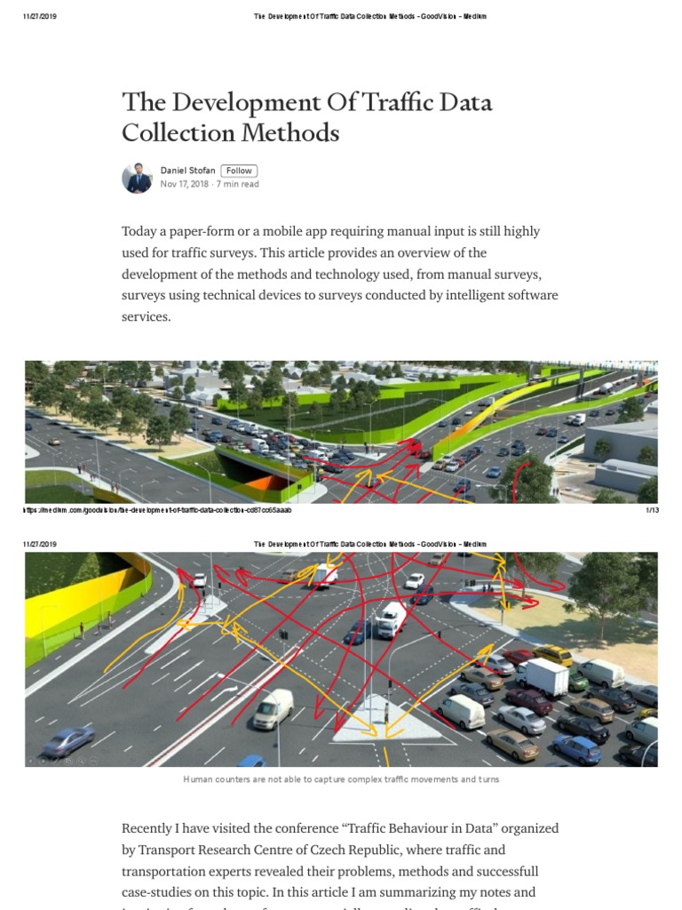 The Development of Traffic Data Collection Methods - GoodVision ...
