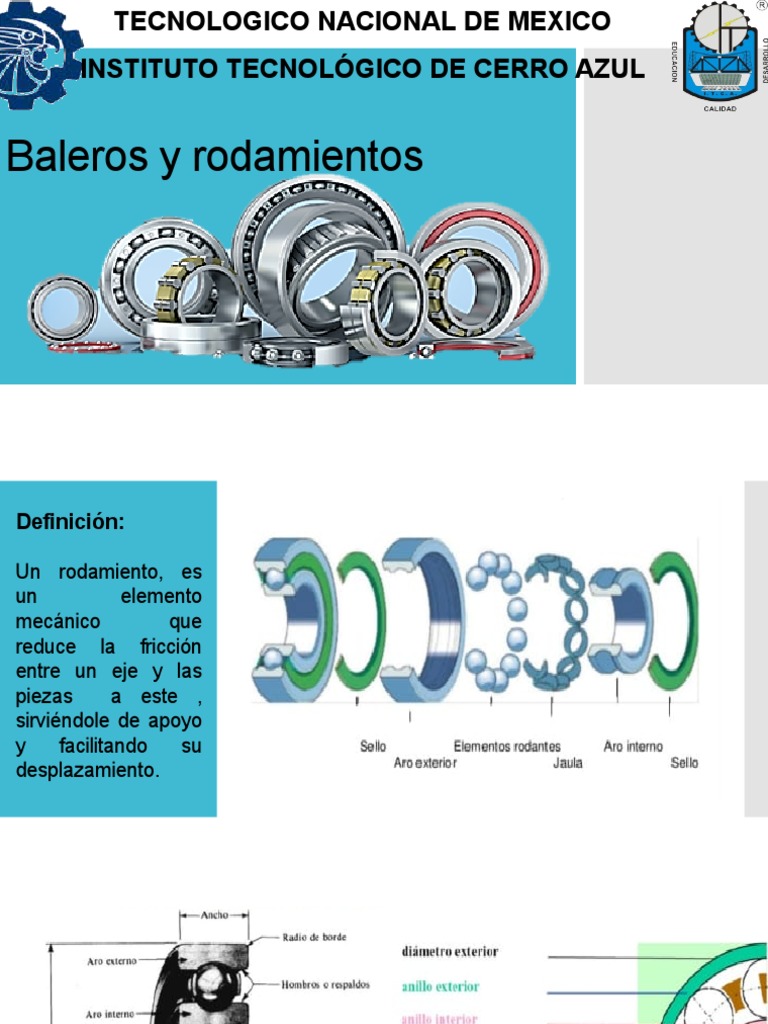 Baleros y Rodamientos | Ingeniería mecánica | Materiales