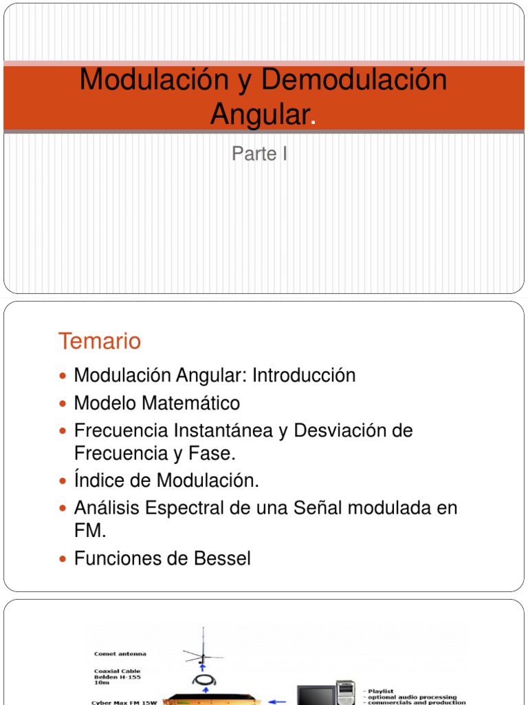 Modulacion Angular Parte 1 PDF | PDF | Modulación de frecuencia ...