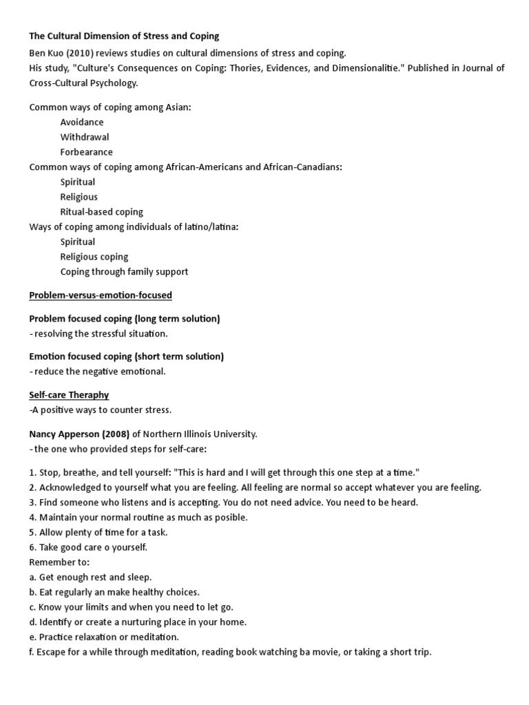 Self Care Therapy | PDF