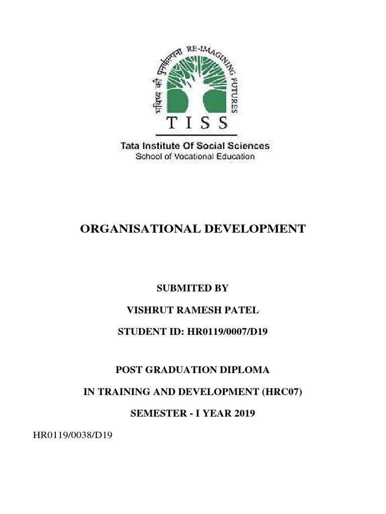 Final Project On Organisation Development | PDF | Organization ...