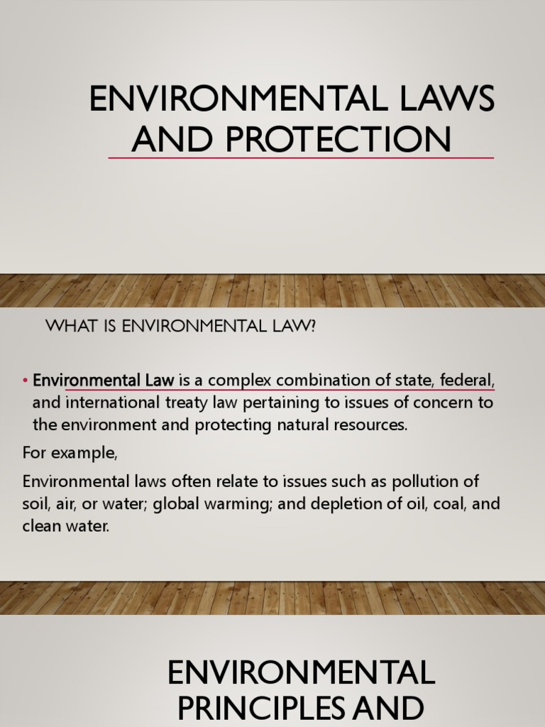 Environmental Laws and Protection | PDF | Biodiversity | Ecosystem