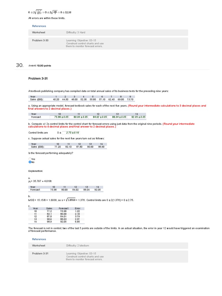 Om14 PDF | PDF | Forecasting | Statistical Analysis