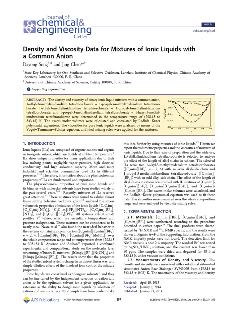 Dencity and Viscosity | PDF | Viscosity | Density