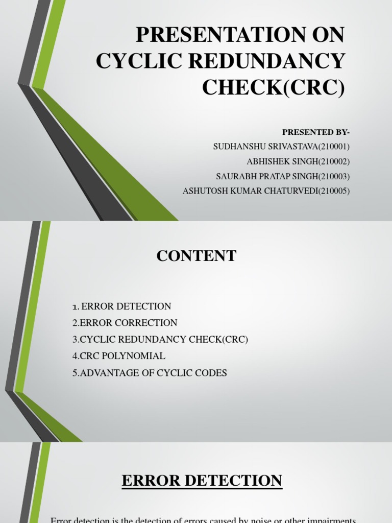 Acn Error Detection And Control Pdf Error Detection And Correction Fault Tolerance