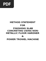 Tiling and Dado Method Statement | PDF | Tile | Masonry