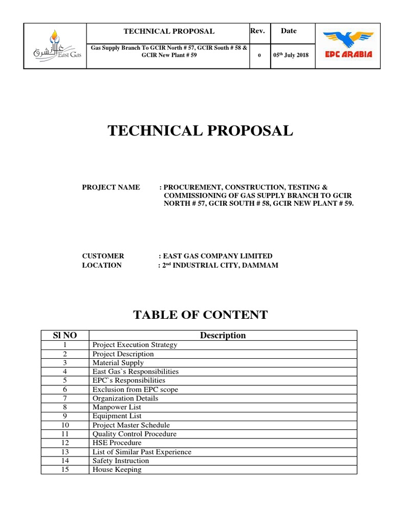 Technical Proposal | PDF | Calibration | Iso 9000