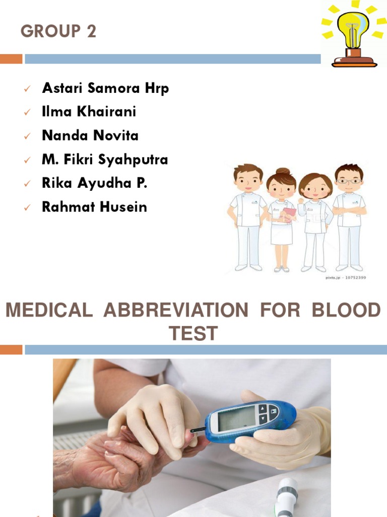 Abb For Blood Test | PDF | Blood | Human Body