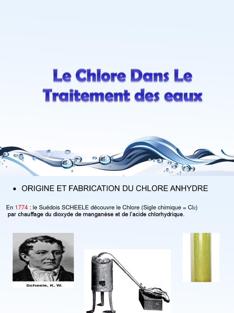 Présentation Chlore 2 | PDF | Chlore | Acide chlorhydrique