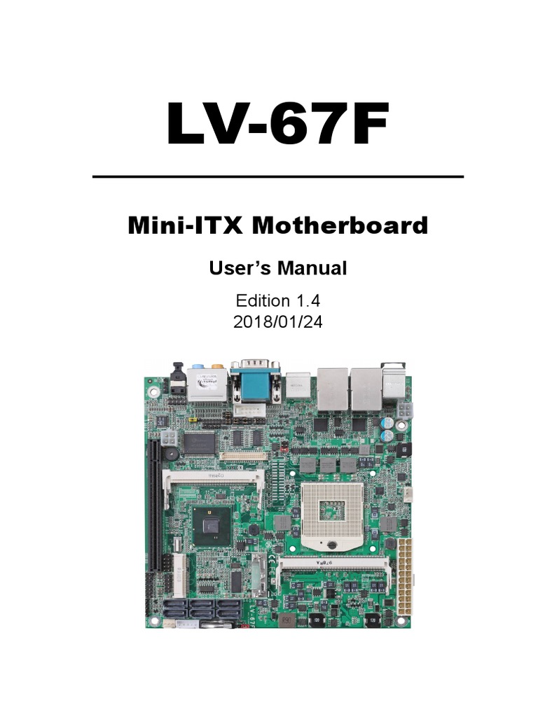 LV-67F Manual V14 | PDF | Bios | Computer Monitor