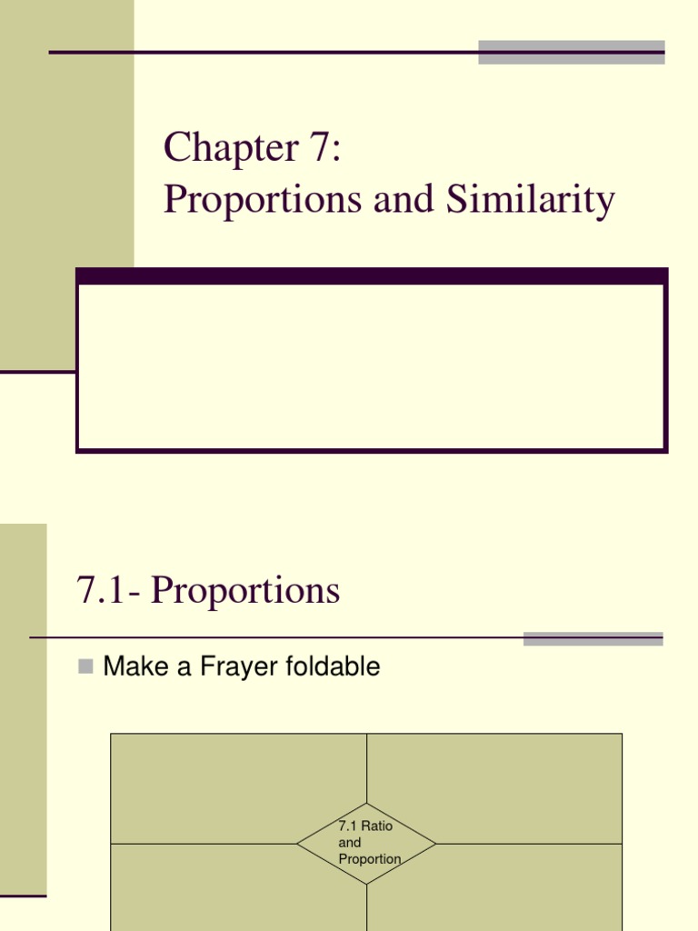 Chapter 7 Notes PPT | PDF | Ratio | Triangle