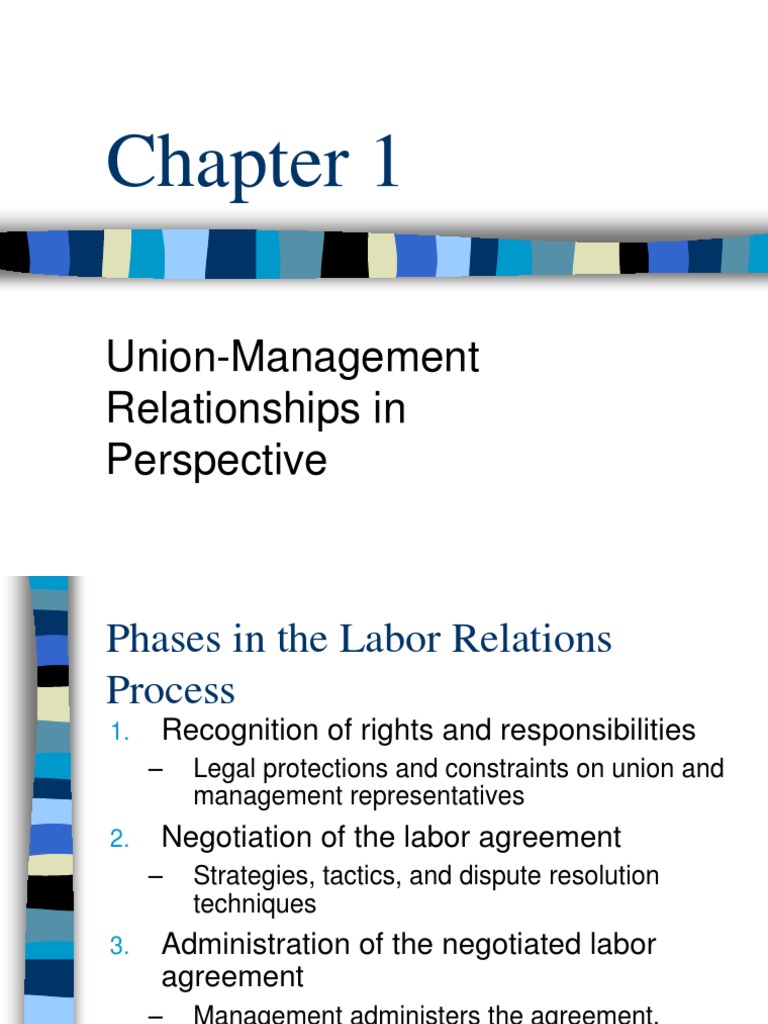 Union-Management Relations Overview | PDF | Trade Union | North ...