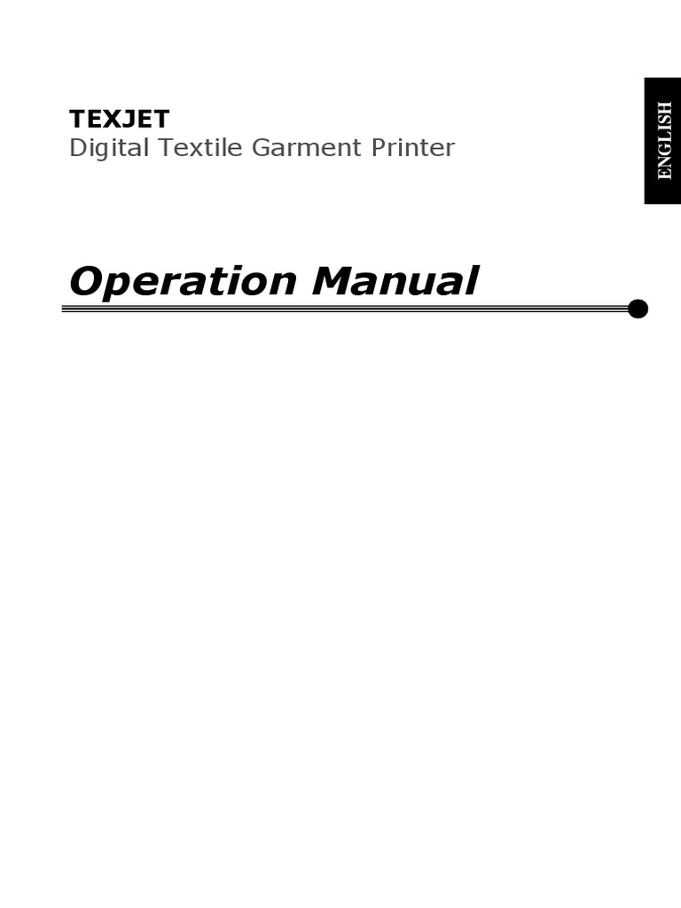 Operation Manual Ver6 en | PDF | Printer (Computing) | Usb
