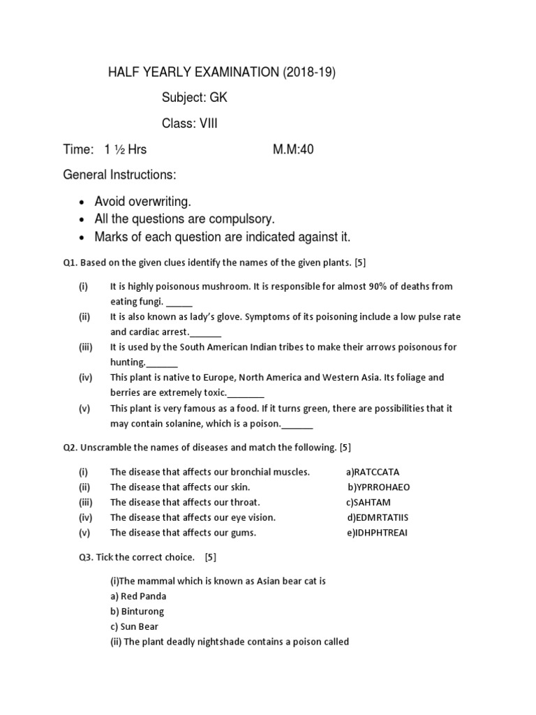GK | PDF | Bears | Organisms