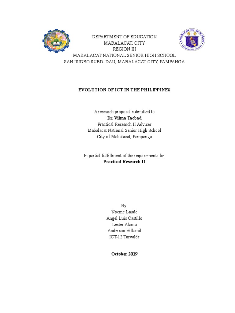 Evolution of ICT in The Philippines | PDF | Educational Technology ...