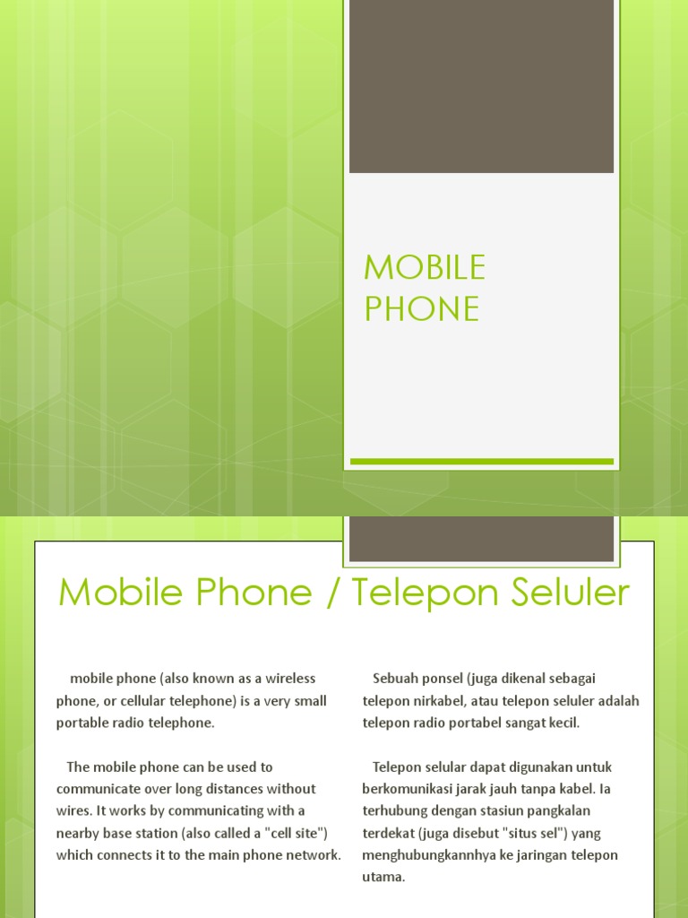 Mobile Phone | PDF