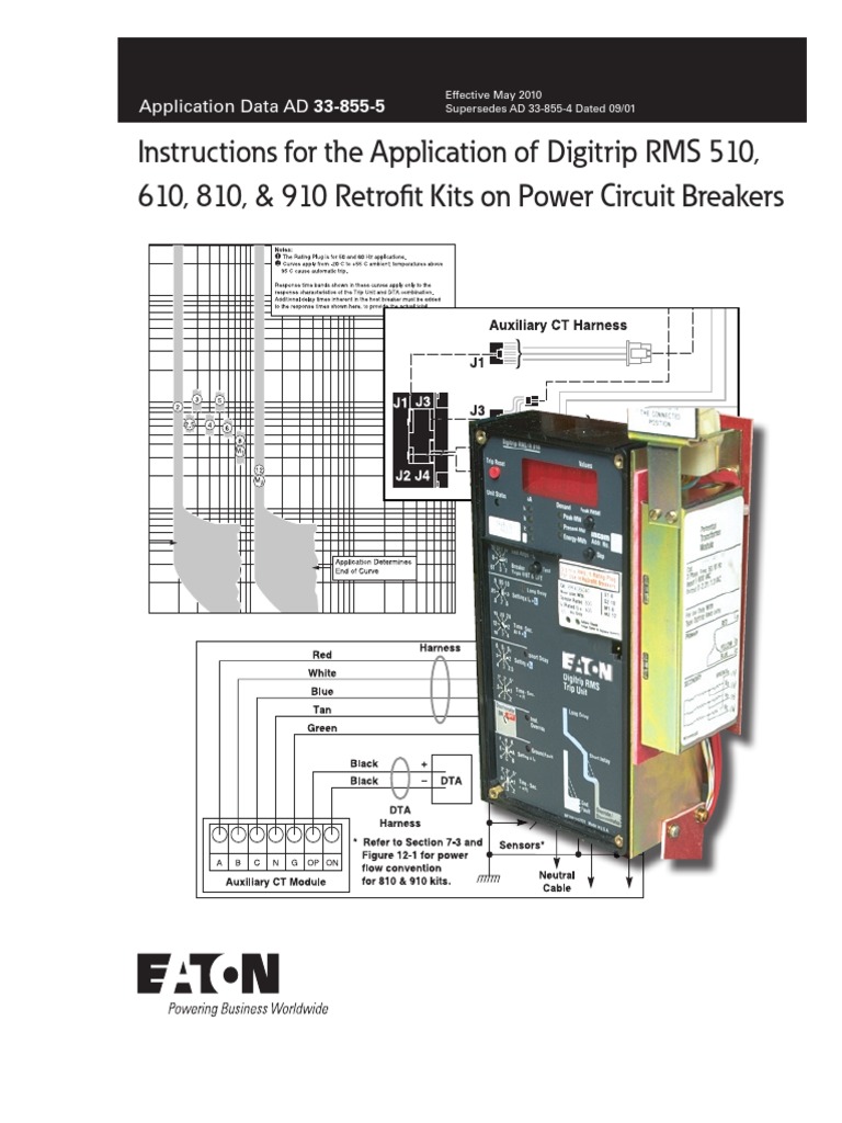 Digitrip RMS 510 | PDF | Relay | Electrical Wiring