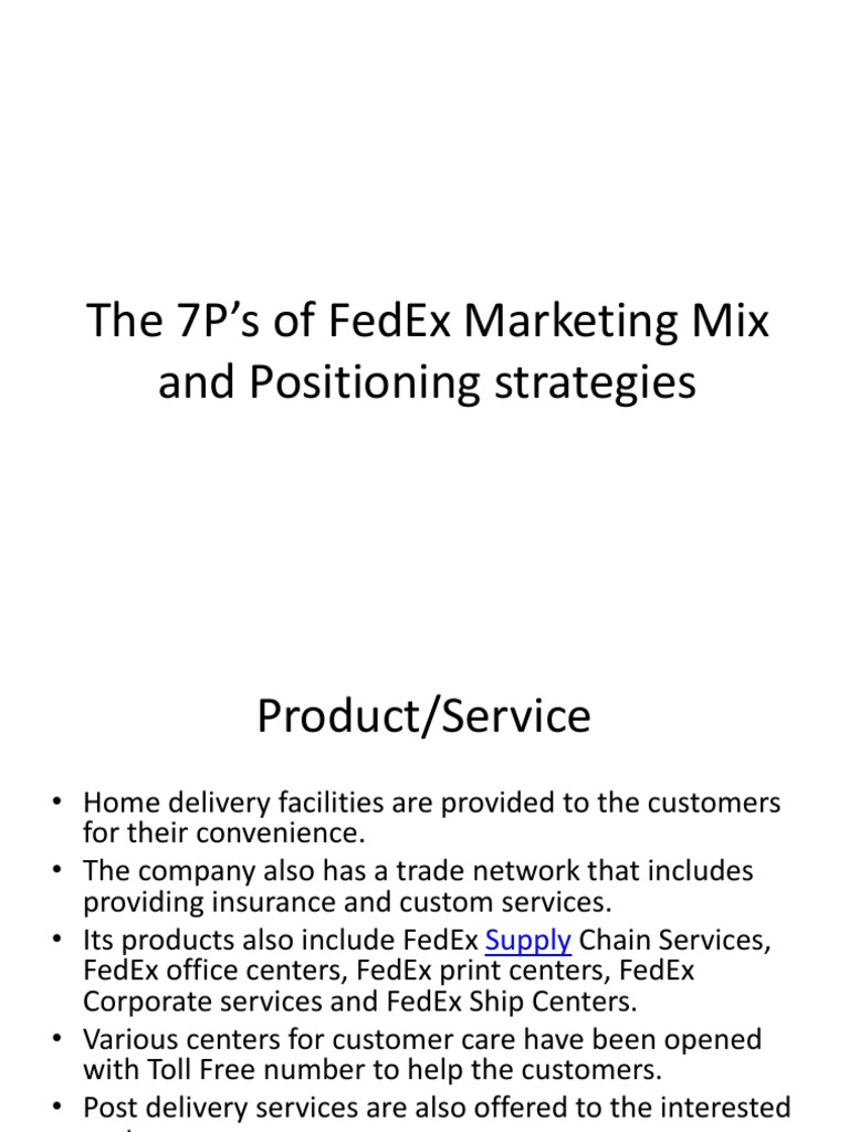 Fed Ex | PDF | Fed Ex | Pricing