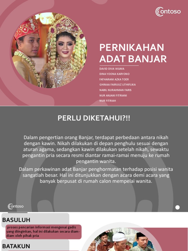 Pernikahan Adat Banjar | PDF