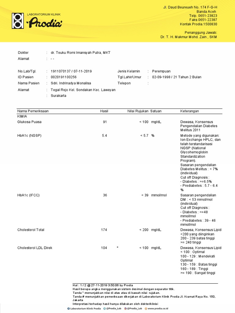 Manage Lab Result-1911070137 PDF | PDF