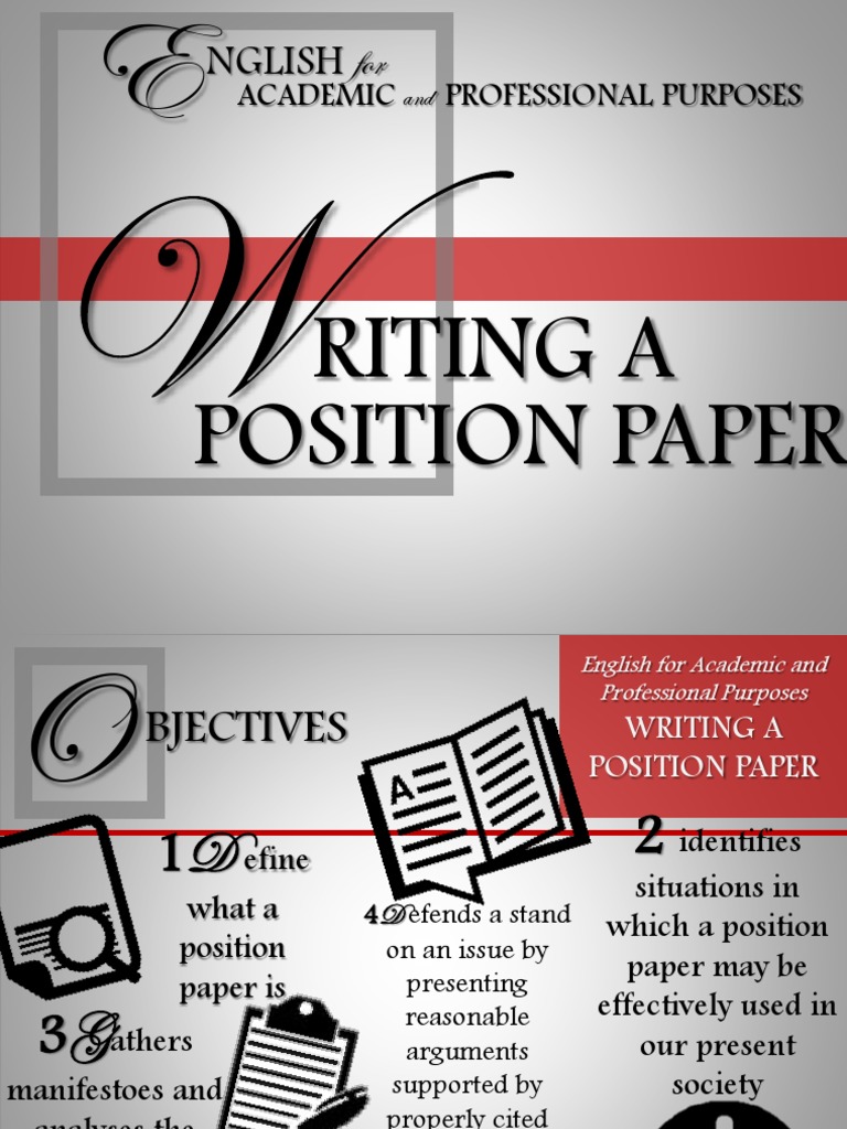 Writing Effective Position Papers | PDF | Adolescence | Caregiver
