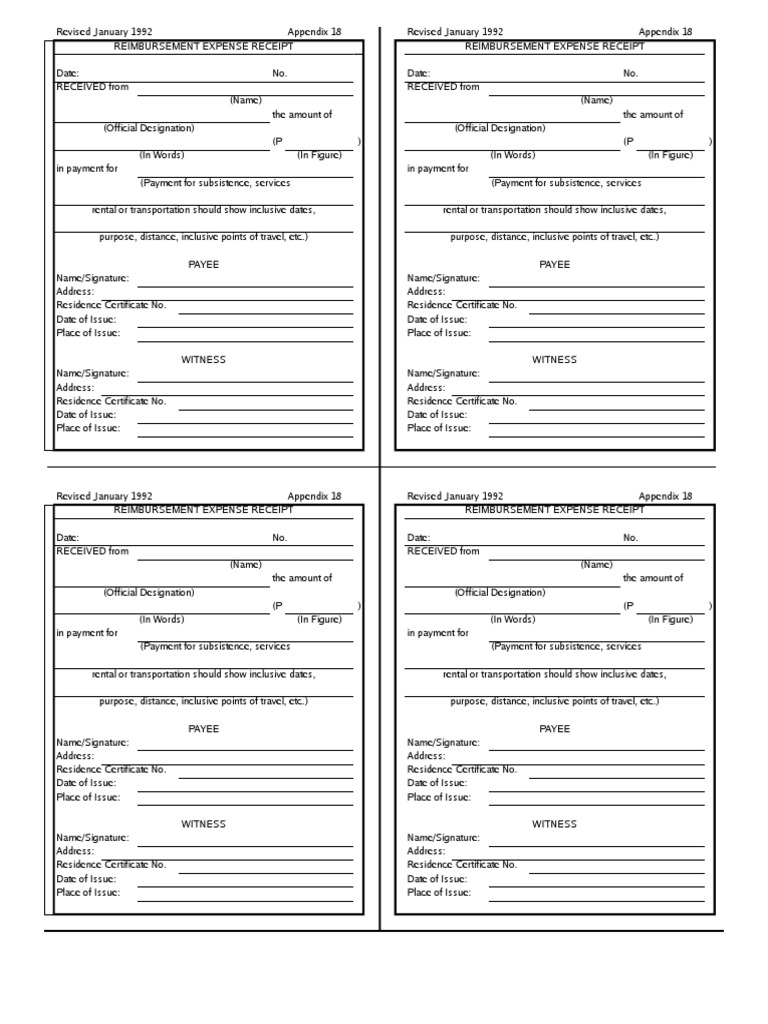RER Form | PDF | Payments | Services (Economics)