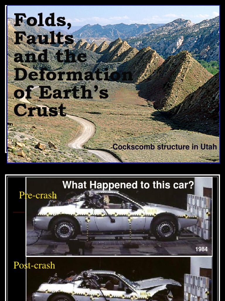 Folds, Faults, and The Deformation of Earth's Crust | PDF | Deformation ...