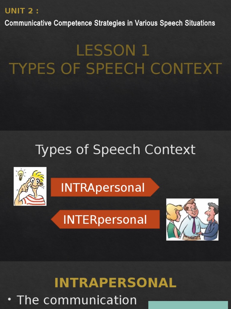 Lesson 1 Speech Style | PDF | Interpersonal Communication | Communication