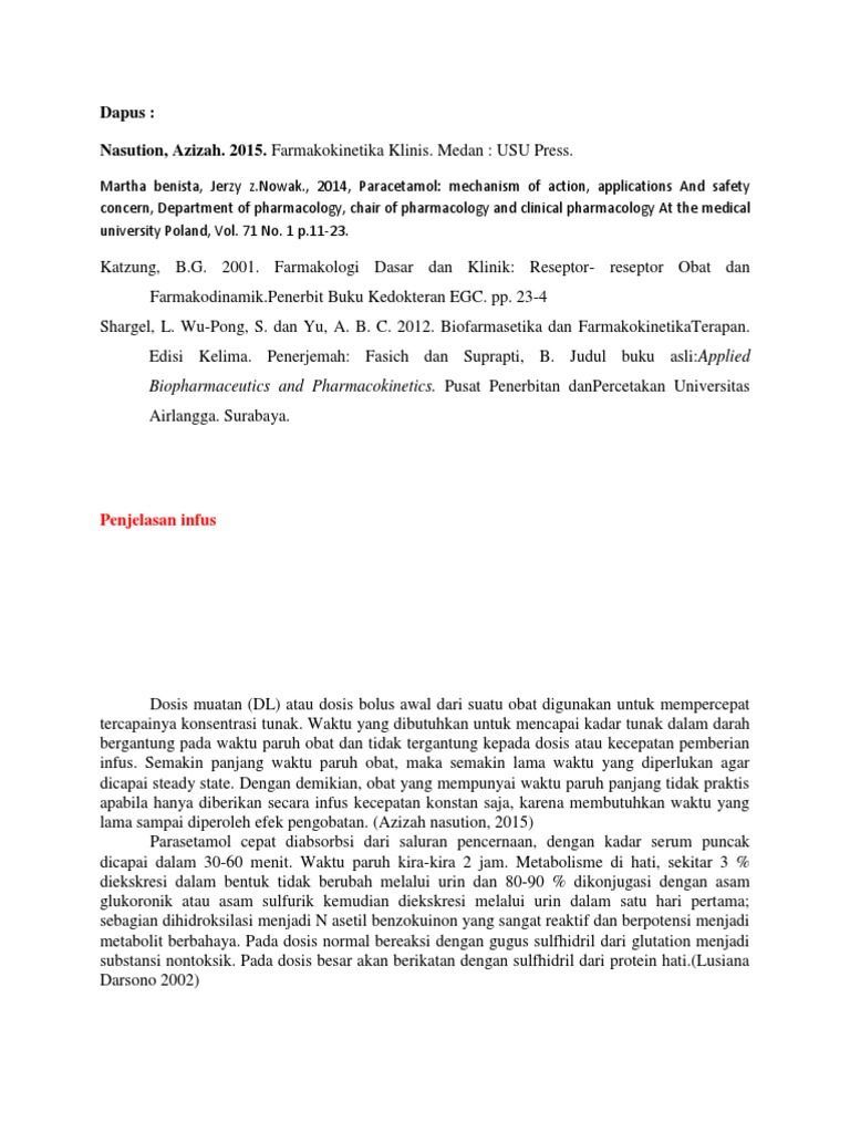 Pembahasan P. BFFK Infus | PDF