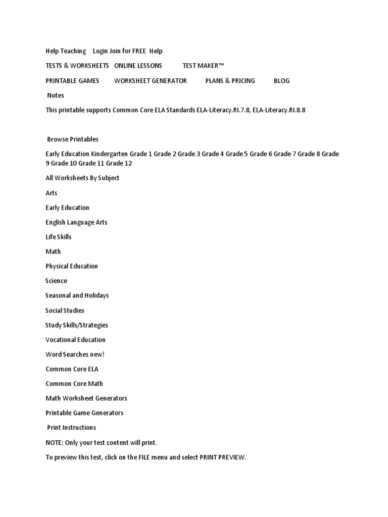 Propaganda Techniques Quiz | PDF | Propaganda | Common Core State ...