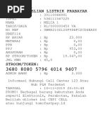 Struk Pembayaran Tagihan Wi-Fi | PDF