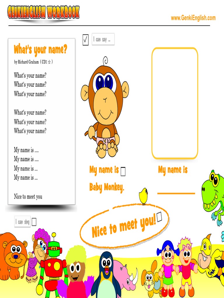 Genki English Cd1workbook | PDF