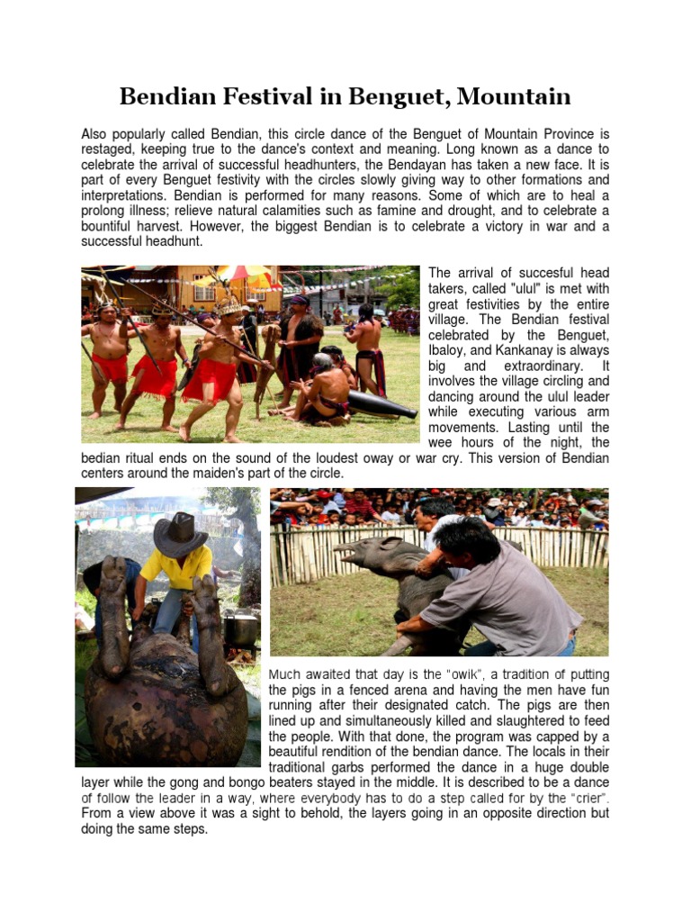 Bendian Festival: Dance and Culture | PDF | Clothing | Textiles