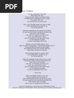 Make Room - Lyrics | PDF