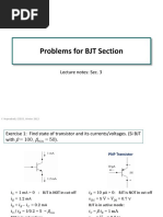Example DC Analysis of A BJT Circuit | PDF | Bipolar Junction Transistor | Semiconductors