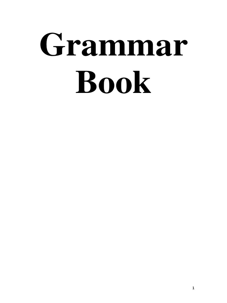 Grammar Book | PDF | Perfect (Grammar) | Question