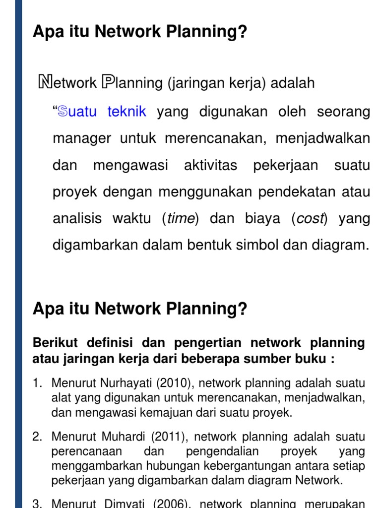 Network Planning 01 | PDF