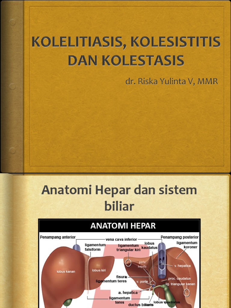 Kolelitiasis, Kolesistitis & Kolestasis | PDF
