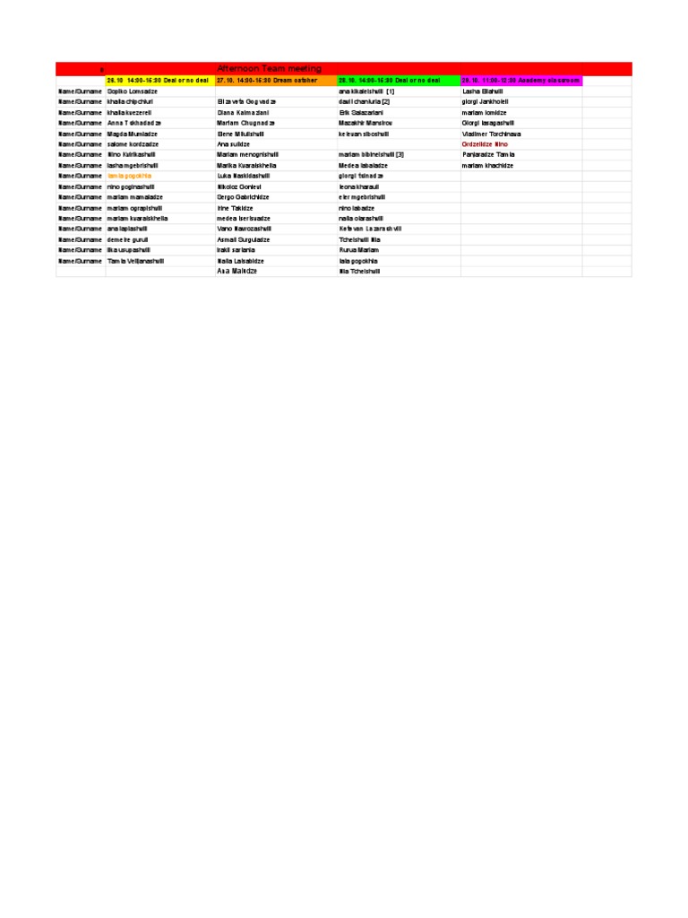 Untitled Spreadsheet | PDF