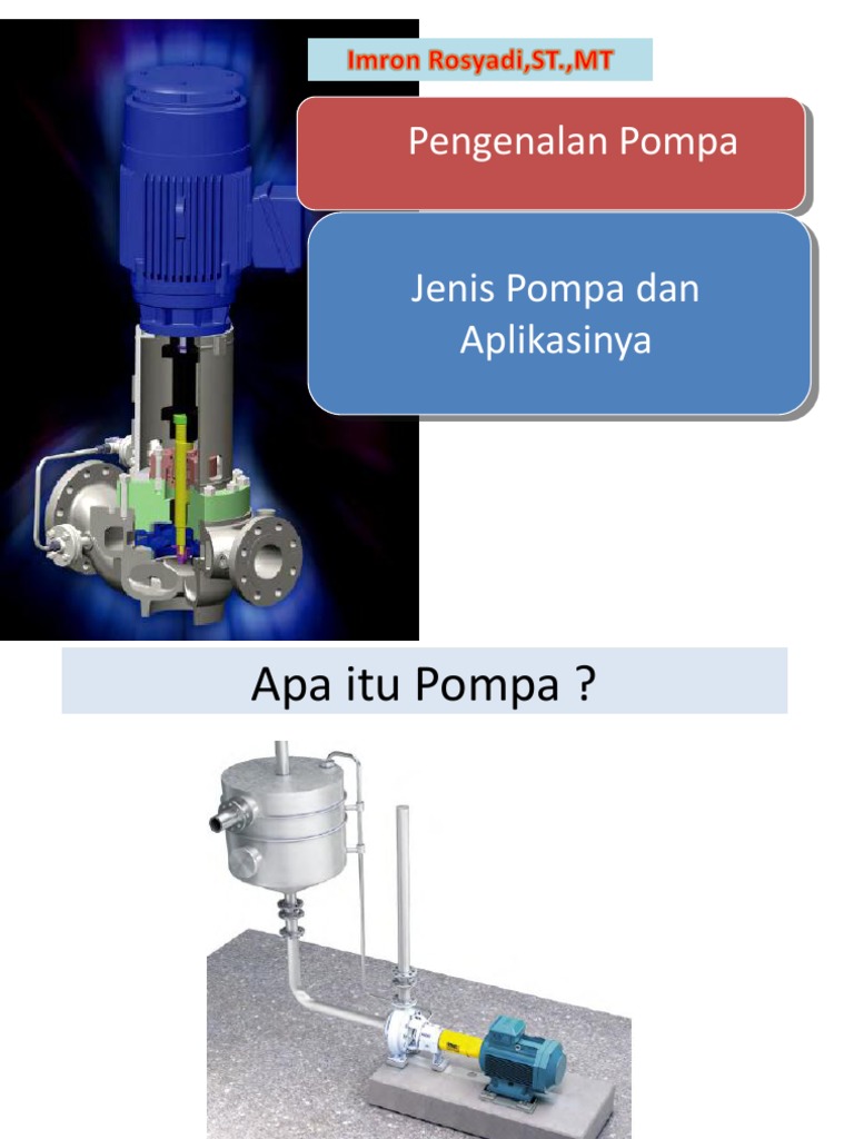 Jenis dan Aplikasi Pompa | PDF