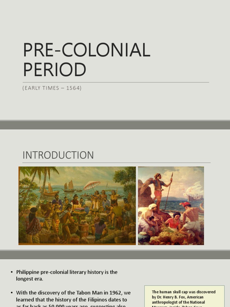 Pre Colonial Period | PDF | Narrative | Poetry